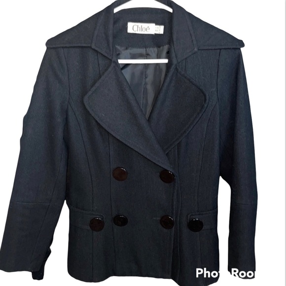 Chloe | Jackets & Coats | Chloe Tailored Fit Black 4 Button ...